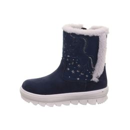 Superfit Leder-Winterstiefel "Flavia" in Dunkelblau - 47% | Gr&ouml;&szlig;e 33 | Kinderstiefel