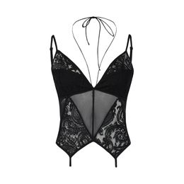 Pcfg Crotchless Lingerie female Black size M
