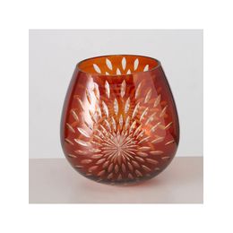 Boltze Windlicht "Matahari" in Braun - (H)13 x Ø 13 cm - 40% | Kerzen-vasen