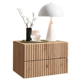 Boxxx Nachtschrank, Eiche Artisan, Holzwerkstoff, 2 Schublade(n) Schubladen, 42x28x30 cm, h&auml;ngend, Schlafzimmer, Nachttische
