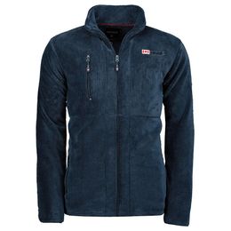 ANAPURNA Fleecejacke "Utah" in Dunkelblau - 74% | Größe S | Herren-pullover-sport