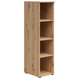 CARRYHOME Regal, Eiche Artisan, Holzwerkstoff, 3 F&auml;cher, 30x115x40 cm, FSC Mix, Beim&ouml;bel erh&auml;ltlich, stehend, h&auml;ngend, Wohnzimmer, Regale, B&uuml;cherregale