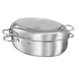 R&ouml;sle R&ouml;sle Br&auml;ter Elegance, Edelstahl, Metall, 8 L, oval, 31x42.5x21 cm, backofengeeignet, Kochen, T&ouml;pfe, Br&auml;ter