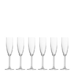Leonardo Sektglas-Set, Klar, Glas, 6-teilig, 200 ml, 0.215 cm, Essen & Trinken, Gl&auml;ser, Gl&auml;ser-Sets