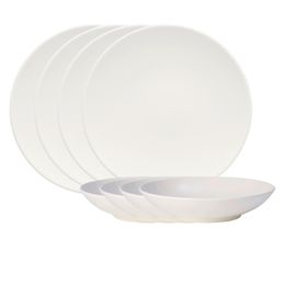 Villeroy & Boch Villeroy & Boch Tafelservice For Me, Wei&szlig;, Keramik, 8-teilig, Essen & Trinken, Geschirr, Geschirr-Sets, Tafelservice