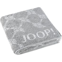JOOP! Handtuch Cornflower, Silber, Textil, Blume, 50x100 cm, Made in Germany, Oeko-Tex&reg; Standard 100, saugf&auml;hig, Aufh&auml;ngeschlaufe, strapazierf&auml;hig, angenehm weich, hochwertige Qualit&auml;t, schadstoffgepr&uuml;ft, Badtextilien, Handt&uuml;cher