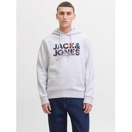 Jack & Jones Jack & Jones Hoodie "Geplas" in Grau - 42% | Gr&ouml;&szlig;e XL | Herren-sweatshirts-jacken