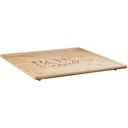 Kesper Herdabdeckplatte, Braun, Holz, Bambus, 56x4x50 cm, FSC 100%, K&uuml;chen, K&uuml;chenelektroger&auml;te, Herde, Herdabdeckplatten