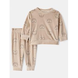 Carter's carter's 2tlg. Outfit in Beige - 44% | Gr&ouml;&szlig;e 80 | Baby-sweatshirts-jacken