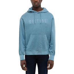 Mustang Hoodie in Blau - 53% | Gr&ouml;&szlig;e XL | Herren-sweatshirts-jacken