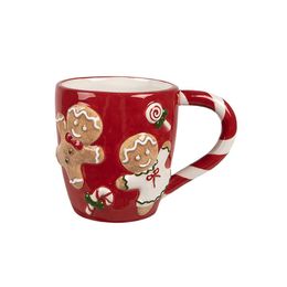 Clayre & Eef Clayre & Eef Tasse in Rot - 325 ml - 52% | Gedeckter-tisch