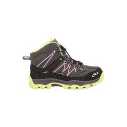 CMP Leder-Trekkingschuhe "Rigel" in Grau/ Schwarz/ Rosa - 35% | Größe 39 | Kinder-outdoor-sport-schuhe