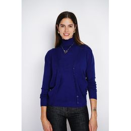 ASSUILI Twinset in Dunkelblau - 75% | Größe 36 | Damen-pullover-cardigans