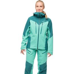 Bergans Funktionsjacke "Tind" in T&uuml;rkis - 53% | Gr&ouml;&szlig;e L | Damen-outdoorjacken