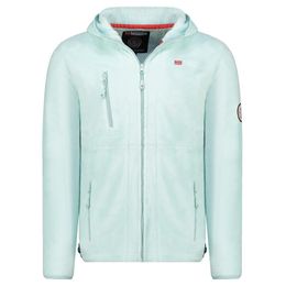Geographical Norway Fleecejacke "Upload" in Hellblau - 62% | Gr&ouml;&szlig;e XL | Herren-pullover-sport