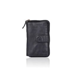 Bellicci Leder-Geldbörse "Collins" in Schwarz - (B)9 x (H)17 x (T)3 cm - 30% | Portemonnaies-etuis