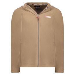 Geographical Norway Fleecejacke "Tugood" in Taupe - 46% | Größe L | Herren-pullover-sport