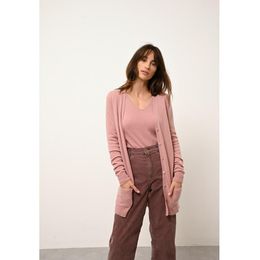 Just Cashmere Kaschmir-Cardigan "Chelsea" in Rosa - 56% | Größe M | Damen-pullover-cardigans