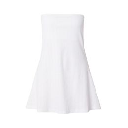 MONKI Kleid Damen Gr&ouml;&szlig;e 34 wei&szlig; Winterkleid