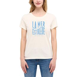 Mustang Shirt in Creme - 16% | Gr&ouml;&szlig;e L | Damen-tops