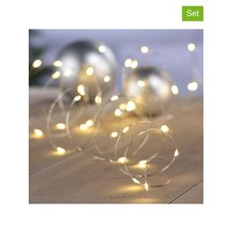 Hollybell 2er-Set: LED-Lichterkette in Warmwei&szlig; - 47% | Lichterketten-dekobeleuchtung