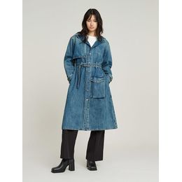 G-Star Raw G-Star Jeanstrenchcoat in Blau - 51% | Gr&ouml;&szlig;e M | Damenjacken