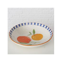 Boltze Obstschale "Fruits" in Orange/ Gelb/ Blau - &Oslash; 34 cm - 29% | Gedeckter-tisch
