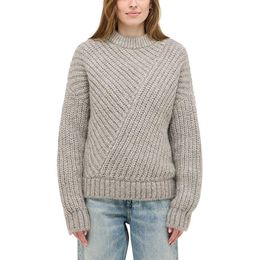 Mustang Pullover in Grau - 48% | Gr&ouml;&szlig;e S | Damen-pullover-cardigans