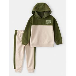 Carter's carter's 2tlg. Outfit in Khaki/ Creme - 54% | Gr&ouml;&szlig;e 92 | Kinder-sweatshirts-jacken