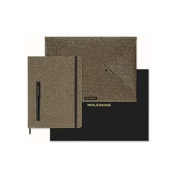 Moleskine 3tlg. Geschenkset "Hol Shine" in Gold - 36% | Buero-schulbedarf