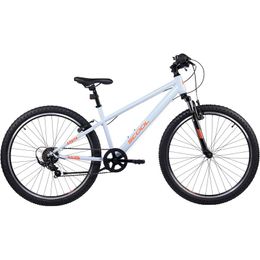S'COOL S&rsquo;COOL Jugendfahrrad &raquo;S'COOL Xroc 26-K6 Sky Grey/Neon Orange&laquo; 6 Gang Shimano Kettenschaltung Jugendfahrrad