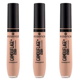 Essence Damen Concealer &raquo;CAMOUFLAGE+ MATTE concealer&laquo; 3-tlg., hohe Deckkraft, mattierend, alle Hauttypen beige