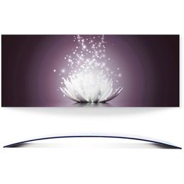 Artland Wandbild &raquo;Magie der Lotus-Blume&laquo; Blumen 1 Stk. tlg. 3D Optik gebogen Farbe Bild(er): lila