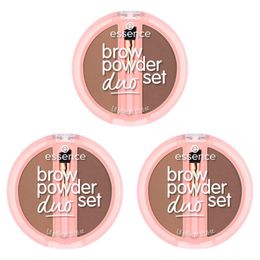 Essence Augenbrauen-Puder »brow powder duo set« Natürliche Definition der Augenbrauen, präzise Anwendung, verblendbar. Light Leichte, präzise...