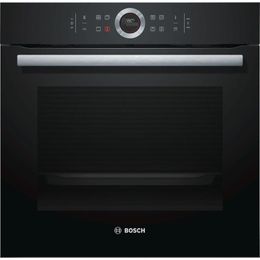 Bosch Pyrolyse Backofen Serie 8 &raquo;HBG675BB1&laquo; mit Teleskopauszug nachr&uuml;stbar mit Pyrolyse-Selbstreinigung mit AutoPilot schwarz