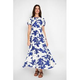 William de Faye Kleid in Wei&szlig;/ Dunkelblau - 77% | Gr&ouml;&szlig;e 38 | Damen-kleider