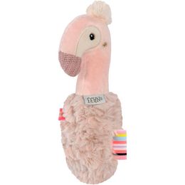 babyFEHN Greifspielzeug &raquo;Lazy, Crazy & Pink, Stabgreifling Flamingo&laquo; rosa Greifspielzeug