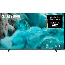Samsung QLED-Fernseher »GQ65Q7F2AU« 163 cm/65 Smart-TV Quantum HDR, Knox Security, Art Store, 3D Sound, Gaming Hub, AI TV schwarz Der Art Store...