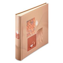 Hama Fotoalbum &raquo;Fotoalbum Jumbo Bildformat 30x30 cm, 100 wei&szlig;e Seiten, Terracotta&laquo; Zum Selber Einkleben, Selbstgestalten, elegantes Design braun 