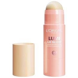 L'ORÉAL PARIS Highlighter »Lumi Le Glass Highlighter Stick« Reflektierender Wet-Look, hält den ganzen Tag, einfach aufzutragen. 635 GLDNOU/beige...