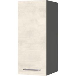 Nobilia Hängeschrank »"Riva", Ausrichtung wählbar, vormontiert, « in drei Breiten: 30, 45 und 60 cm, mit Soft-Close-Funktion Front: Weißbeton...
