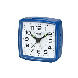 FILIUS zeitdesign Quarzwecker Reisewecker, Schlafzimmer, Beleuchtung, schleichende Sekunde, Snooze blau Handlicher Reisewecker