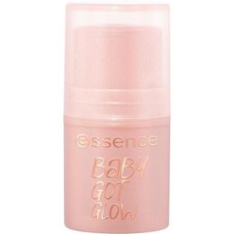 Essence Highlighter »BABY GOT GLOW highlighter stick« 3-tlg., Balm-Textur, aufhellend, leichte Deckkraft, alle Hauttypen Rosy Glaze Highlighter von...