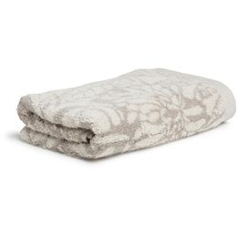 M&ouml;ve Handtuch beige Walkfrottier, Obermaterial: 85% Baumwolle, 10% Viskose, 5% Leinen