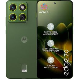Motorola Smartphone »edge 70« Bronze Green Bronze Green Unglaublich flach und robust