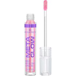 Essence Lipgloss »META GLOW MULTI-REFLECTIVE LIPGLOSS« mit holografischem Glanz Pink Vision Lipgloss mit sensationellem Schimmer und...