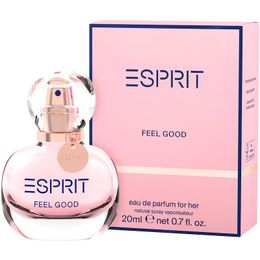 Esprit Eau de Parfum »FEEL GOOD for her EdP 20 ml« Fruchtiger Duft mit Birne, Apfel, Jasmin, Veilchen und Moschus. rosa Eau de Parfum
