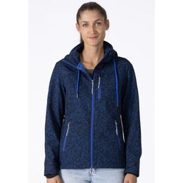 DEPROC Active Softshelljacke »SUN PEAK II WOMEN« mit abnehmbarer Kapuze navy 48 (XL) 48 (XL) Modische Softshelljacke mit All-Over-Druck
