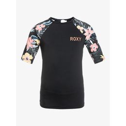 Roxy Rash Guard »Printed« Anthracite S Rg Tropical Breez 12(148-156cm) 12(148-156cm) Stoff: Weicher, ,...