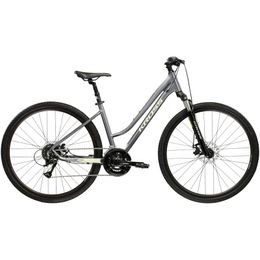 Crossrad &raquo;Crossrad Damen 28" Evado 3.0 grau 16 G&auml;nge&laquo; 16 Gang Shimano ACERA M3020 Schaltwerk Kettenschaltung Crossrad